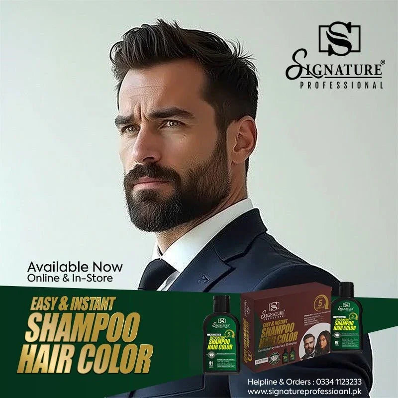 Instant Shampoo Hair Color – Quick Color & Soft Hair – Signature ...