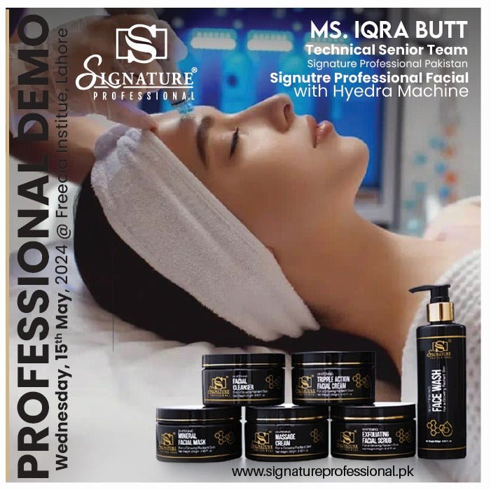 Signature Facial Kit – 6-Step Whitening Facial for Glowing Skin ...