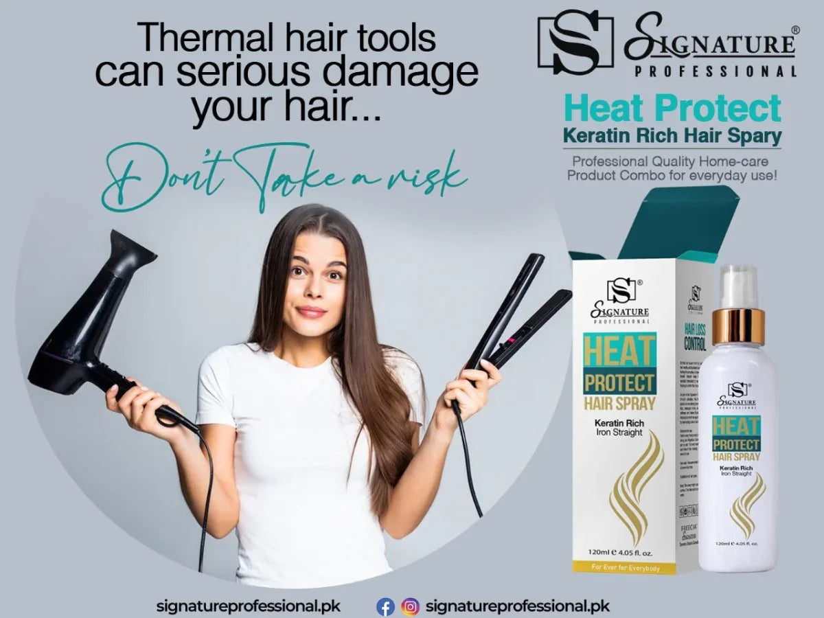 Heat Protect Spray for Hair | Professional Heat Protection – Signature ...