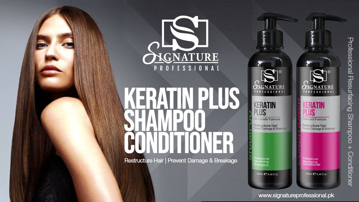 Keratin Plus Shampoo & Conditioner Combo – Home Keratin Kit – Signature ...